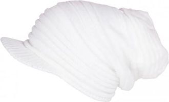 Nyls Création Bonnet Casquette Rasta Blanc Tendance Fashion en Laine Douce Kyft - Taille Unique - Blanc