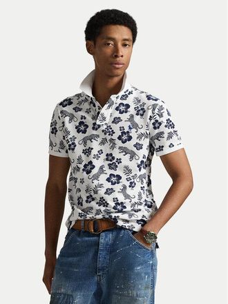 Polo Ralph Lauren Poloshirt 710B13541001 Wei&szlig; Slim Fit