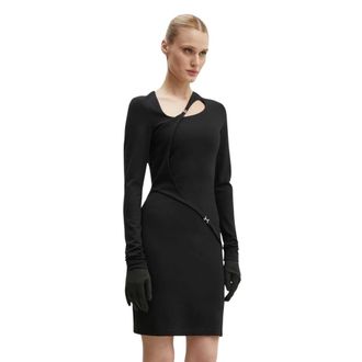 Heliot Emil Heliot Emil, Femme, Robes, Noir, Taille: 38 FR Robe Courte Ajust&eacute;e