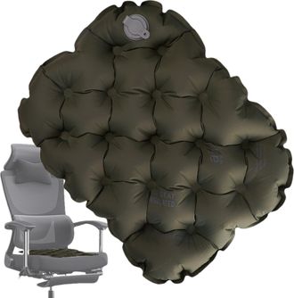 Generic Aufblasbares Sitzkissen, Luftkissen, aufblasbares Sitzkissen, zum Sitzen, Wandersitzkissen, faltbar, Sitzkissen, wasserdicht