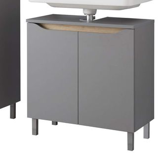 PELIPAL Capri - Waschbecken-Unterschrank, 60 cm, 2-t&uuml;rig, Syphonausschnitt - Badm&ouml;bel