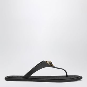 Versace Schwarze Alia Sandalen aus Gummi