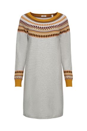 Esprit Damen 093EE1E302 Kleid, 043/LIGHT Grey 4, X-Small