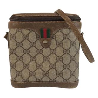 Gucci Sac bandouli&egrave;re en toile GG Supreme cuir Pre-owned - Femme - Pre-owned - Beige - Taille: ONE Size