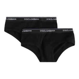 Dolce & Gabbana Schwarzes Brando Unterw&auml;sche Set - - Underwear - Herren - Schwarzk - L