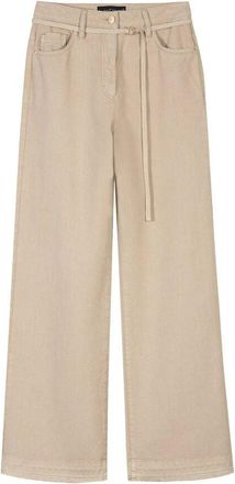 Luisa Cerano Damen Jeans mit Bindeg&uuml;rtel