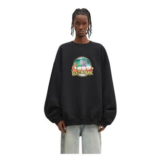VETEMENTS Southpark Oversized Sweatshirt - - Sweatshirts & Hoodies - Herren - Schwarzk - L