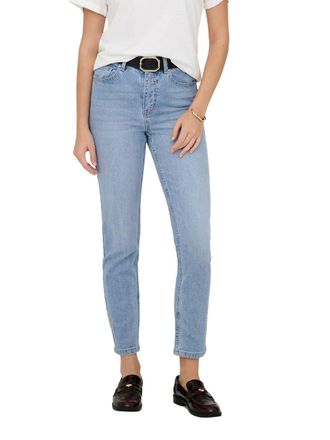 Only Female Straight-Fit Jeans ONLEMILY Hohe Taille Gerade geschnitten Jeans