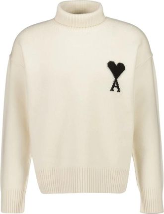 Ami Ami de Coeur Trichterkragenpullover - - Knitwear - Herren - Beige - L