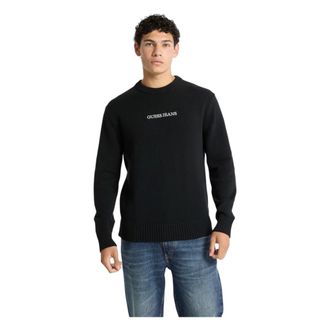 Guess Homme, Pulls, Noir, Taille: L SweaT-shirts &agrave; capuche &eacute;l&eacute;gants pour hommes