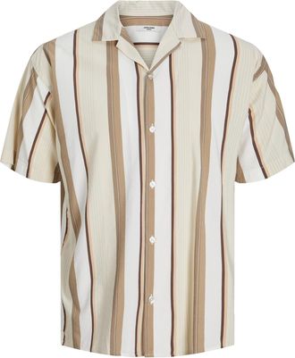 Jack & Jones Herren Jprblapalma Resort Shirt S/S Sn Freizeithemd 12252948,Peach Nougat,XS
