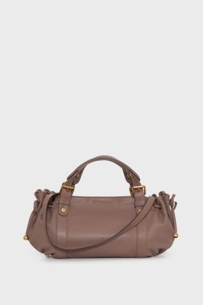 Gerard Darel Mini sac &agrave; main en cuir - 12H - Bois de rose