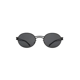 Mykita Femme, Accessoires, Noir, Taille: 49 MM Lunettes de Soleil M&eacute;talliques Design &Eacute;l&eacute;gant