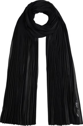 Tommy Hilfiger Damen Tommy Script Chiffon Scarf Aw0Aw18049 Leichter Schal, Black (Black), Einheitsgr&ouml;&szlig;e