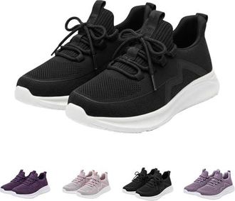 Generic Baskets confortables &agrave; enfiler pour femme - Chaussures de marche, de gym, de fitness - Doublure en maille respirante - Chaussures de course &agrave; pied pou