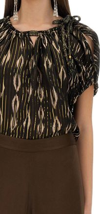 Isabel Marant Silk Blend Blouse - Black