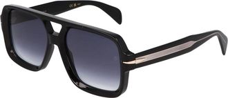 Eyewear by David Beckham unisex, Accessories, Schwarzk, 55 MMGröße