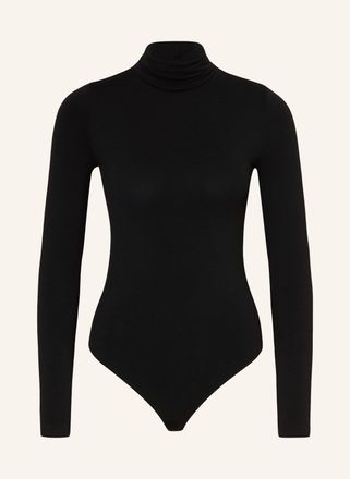 Wolford String-Body Seamless Wool Aus Merinowolle schwarz