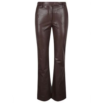 True Royal Braune Hose f&uuml;r einen stilvollen Look - - Trousers - Damen - Braun - M