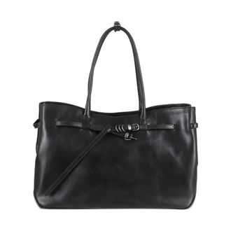 Marge Sherwood Femme, Sacs, Noir, Taille: ONE Size Grandma Leather Tote Bag