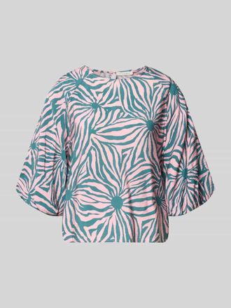 Christian Berg Regular Fit Bluse aus Viskose-Mix im Allover-Look