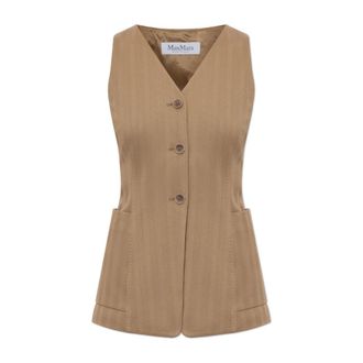 Max Mara Falla Vest - - Suits - Damen - Beige - S