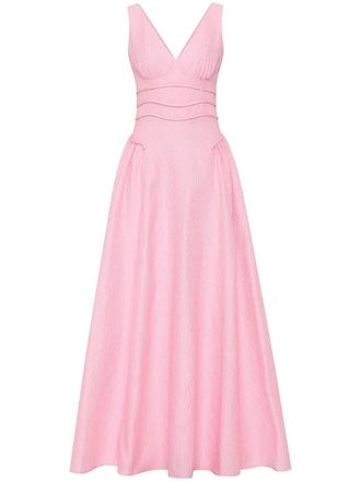 Rachel Gilbert robe longue Sophia - Rose
