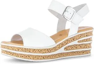 Gabor Sandale Compensé pour Femme comfort, confortable en Cuir grainé, modèle 44.651/21T5.5