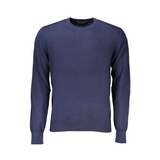 North Sails Blauer Baumwollpullover - - Knitwear - Herren - Blau - 2XL