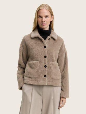 Tom Tailor Sommerjacke Jacken Teddy Jacke mit Taschen