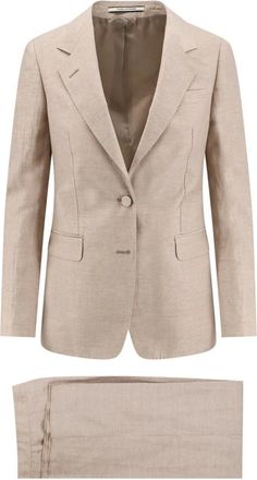 Tagliatore Femme, Costumes, Beige, Taille: 38 FR Parigi Suit