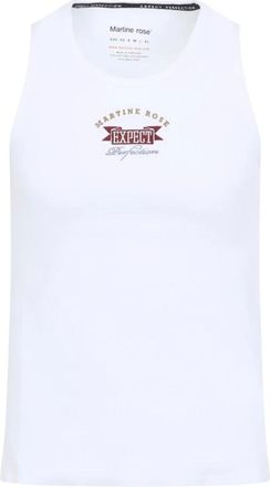 Martine Rose Homme, Tops, Blanc, Taille: L Gilet en Coton