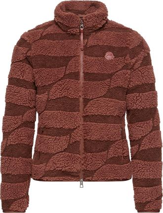 Moncler Moncler Teddy Jacquard Padded Zip-up Cardigan, Women, Brown, Size: Xs