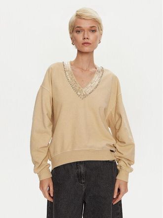 Pinko Sweatshirt Raboni 104458 A297 Beige Regular Fit
