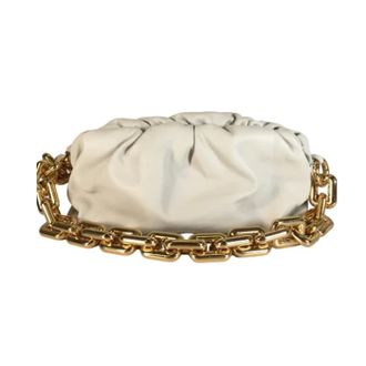 Bottega Veneta Pre-owned Cuir sacs-ports-paule - Femme - Pre-owned - Blanc - Taille: ONE Size