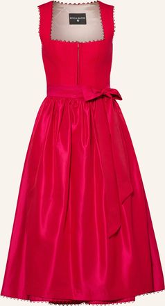 Kinga Mathe Kinga Mathe Dirndl M&uuml;nchen Mit Leinen rot