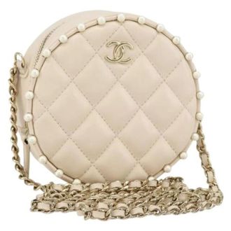 Chanel Mini Sac Pre-owned - Femme - Pre-owned - Beige - Taille: ONE Size