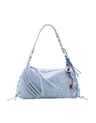 Desigual sac en jean moyen bleu