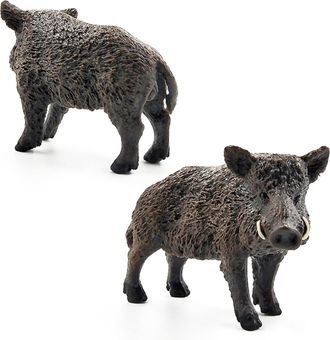 Generic Wildschwein-Modellspielzeug - Kleine Modelle | Tierfiguren | Niedliches p&auml;dagogisches Set, Tierspielzeug, Geschenke f&uuml;r Jungen