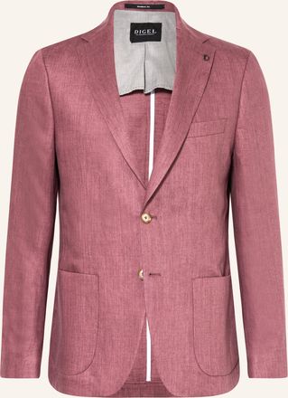 Digel Leinensakko Edward Modern Fit rot