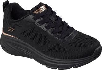 Skechers BOBS Arch Fit Elev8 Textil Damen Schwarz Engineered Knit Sportschuhe