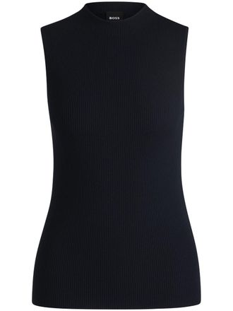 BOSS débardeur nervuré - Bleu
