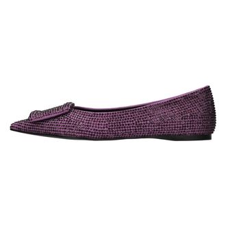 Bibi Lou Rhinestone Ballerina - - Shoes - Damen - Lila - 36 EU