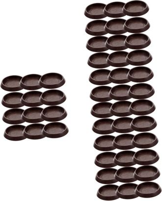 Angoily 48 Teiliges Kleine Verschleißfeste Möbelgleiter aus Kunststoff Multifunktionale rutschfeste Tisch und Stuhlbeinauflagen für Wohnzimmer Schlafzimmer Sc