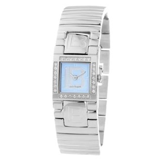 Laura Biagiotti Femme, Accessoires, Gris, Taille: ONE Size Montre Femme en Acier Inoxydable Quartz