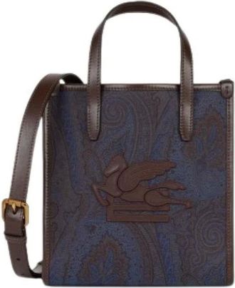 Etro Femme, Sacs, Bleu, Taille: ONE Size Love Trotter Small Jacquard Bag