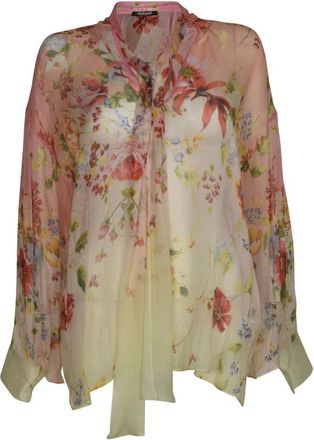 Roberto Cavalli Femme, Blouses et Chemises, Multicolore, Taille: 38 FR Roberto Cavalli Chemises Green