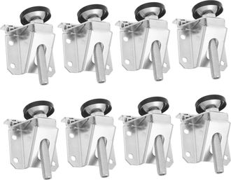 Lurrose 8 St&uuml;ck Teiliges Schwere M&ouml;belverstellf&uuml;&szlig;e Schrauben und Muttern H&ouml;henverstellbare rutschfeste M&ouml;belbeine f&uuml;r Schr&auml;nke Tische Stabile Nivellierung f&uuml;r