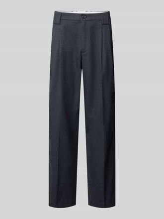 Mc Neal Straight Fit Stoffhose aus elastischem Viskose-Mix