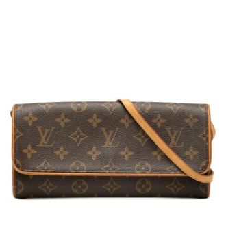Louis Vuitton Pre-owned Pochette Twin GM - Femme - Pre-owned - Brun - Taille: ONE Size